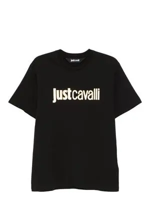 Just Cavalli Logo-print T-shirt - Black