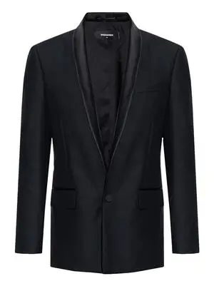 Dsquared2 Single-breasted Blazer - Black