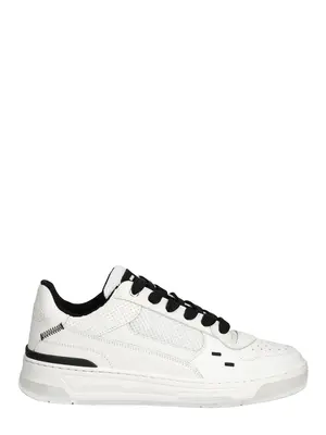 Filling Pieces Cruiser Crumbs Leather Sneakers - White