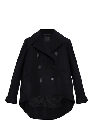 Givenchy Asymmetric Wool Jacket - Black