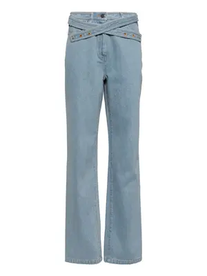 Paris Georgia Jo Straight-leg Jeans - Blue