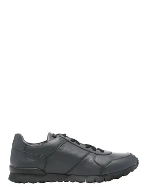 Kiton Leather Sneakers - Blue