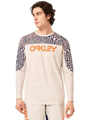Oakley Maven Coast Ls Jersey - Orange,blue