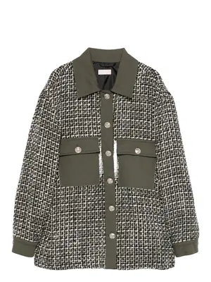 Liu Jo Bouclé Jacket - Green