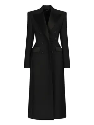 Dolce & Gabbana Double-breasted Coat - Black