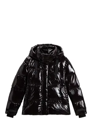 Woolrich Glossy Duck Down Parka - Black