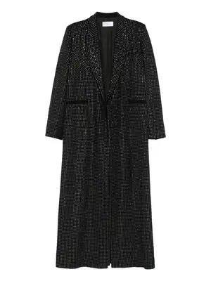 Giuseppe Di Morabito Rhinestone-embellished Coat - Black