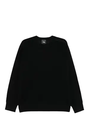 Y3 Crew-neck Sweater - Black