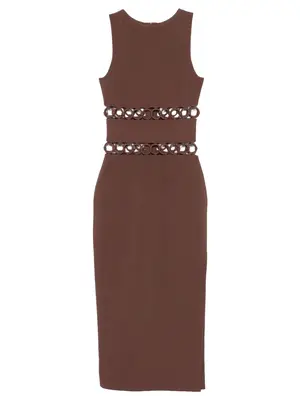 Cult Gaia River Midi Dress - Brown