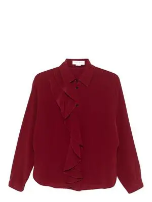 Victoria Beckham Silk Shirt - Red