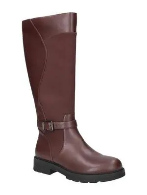 EASY WORKS BY EASY STREET EASY STREET Erica Equestrian Boots Burgundy