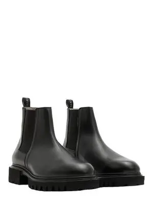 ALLSAINTS Leather Chelsea Boot - Black