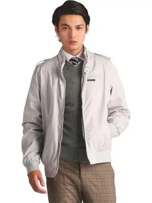 MEMBERS ONLY Classic Iconic Racer Jacket - Grey