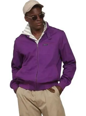 MEMBERS ONLY Classic Iconic Racer Jacket - Purple