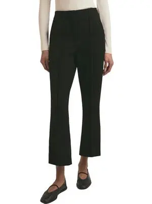 FAVORITE DAUGHTER The Alissa Cropped Trousers - Black