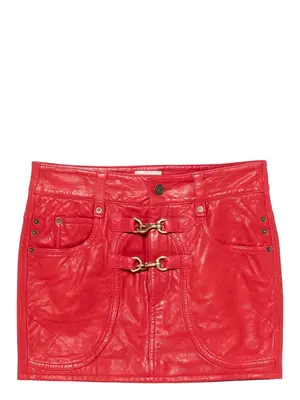 Isabel Marant Étoile Paulina Mini Skirt - Red