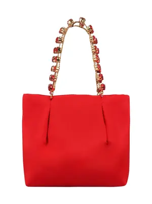 AQUAZZURA Mini Galactic Tote Bag - Red