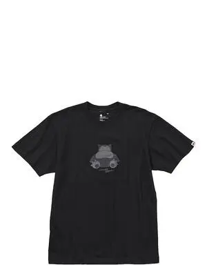 FRAGMENT X Pokemon Thunderbolt Project Snorlax Front Print Tee Shirt - Black