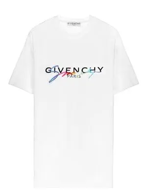 Givenchy Paris Embroidered Logo T-shirt - White
