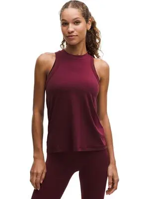Lululemon Jersey Training Tank Top - Burgundy Bay