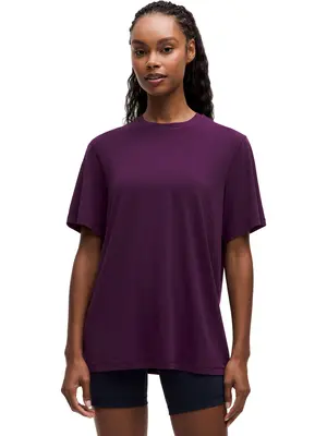 Lululemon Lululemon Jersey Training Short-Sleeve Shirt Dramatic Magenta
