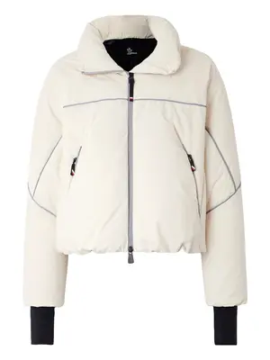 Moncler Padded Hooded Down Ski Jacket - Off-white