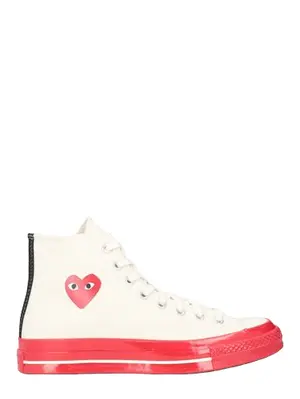 CONVERSE X COMME DES GARONS PLAY High-top Sneakers - Off White
