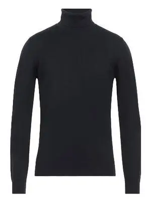Alpha Studio Turtleneck Merino Wool Top Blue