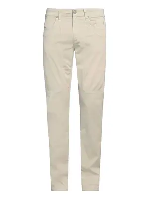 JECKERSON Pants Size Cotton, Elastane - Beige