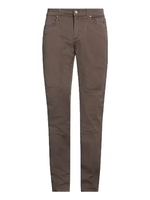 JECKERSON Man Pants Beige Size 30 Cotton, Elastane Brown