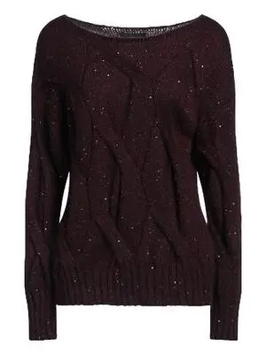 Alpha Studio Knitted Sweater - Plum