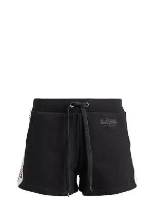 Moschino Athletic Cotton-blend Shorts - Black