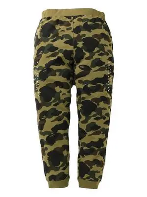 A BATHING APE 1st Camo Sweatpants (ss21) Green