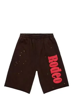 TRAVIS SCOTT Cactus Jack X Sp5der Days Before Rodeo Shorts - Black