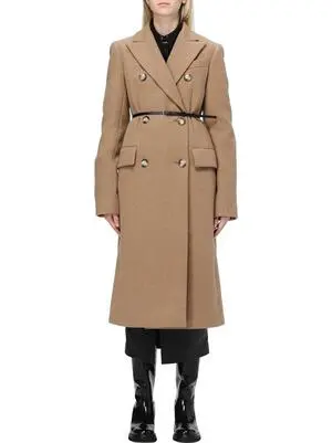 Sportmax Double Breasted Coat - Camel
