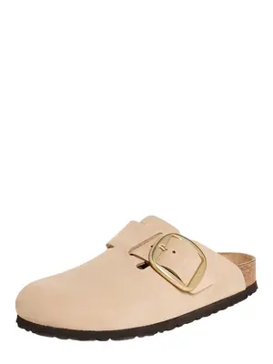 BIRKENSTOCK Boston Big Buckle Clogs - Sandcastle