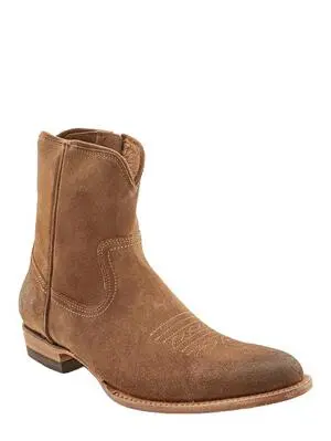 THE FRYE COMPANY Austin Western Leather Boots - Dark Ash