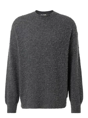 Auralee Wool And Silk-blend Sweater - Grey