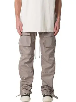 Mnml Side Snap Nylon Cargo Pants Grey