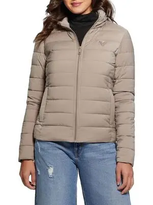 Guess GUESS Diann Puffer Jacket Weathered Grey