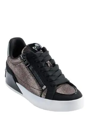 Dkny Mei Sneaker - Pewter/ Black