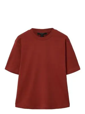 ALLSAINTS Lisa Boxy Crew Neck T-shirt - Paprika Red