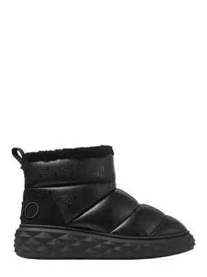 JIMMY CHOO Xan Nappa Leather Boots - Black Mix