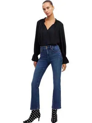 Madewell Petite Kick Out Crop Jeans - Lenoir Wash