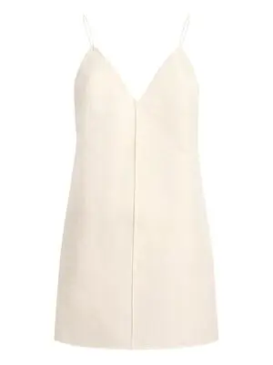 Khaite Talsie Silk-cotton Organza Tank Top - Neutral