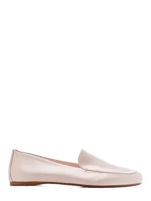 Khaite Monroe Satin Loafers - Pink