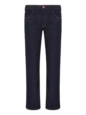 Giorgio Armani Five-pocket Regular-fit Trousers - Blue