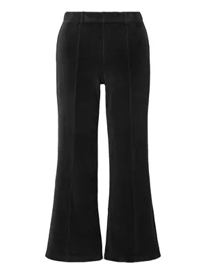 Suzie Kondi Fili Cropped Flared Pants - Black