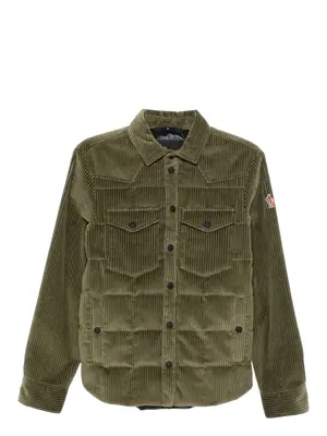 Moncler Gelt Down Shirt Jacket - Green