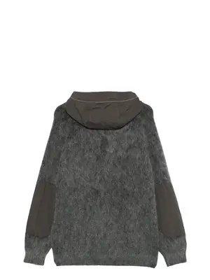 AND WANDER Brushed Hoodie - Grey